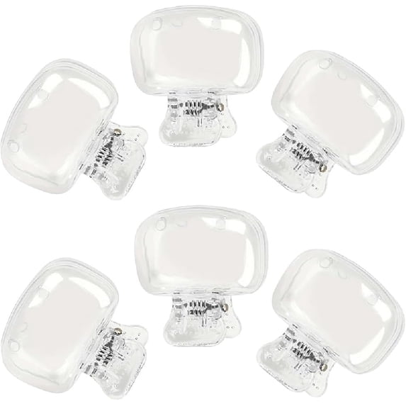 6 Pack Travel Toothbrush Storage Clip,Portable Toothbrush Protector ...