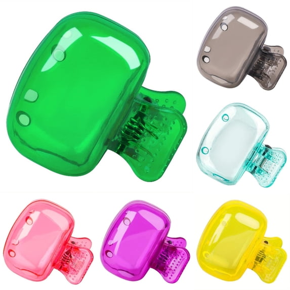 6 Pack Travel Toothbrush Storage Clip,Portable Toothbrush Protector ...