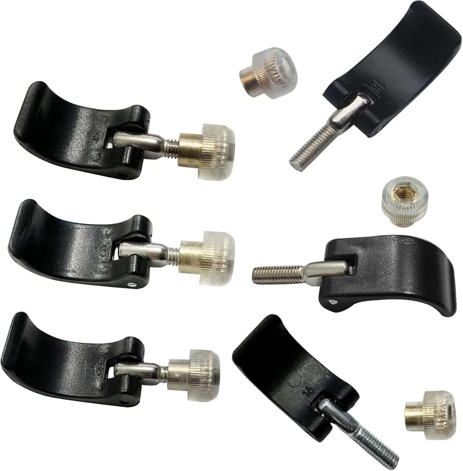 6 Pack Trikking Poles Clamp Replacement External Quick Flip Lock ...
