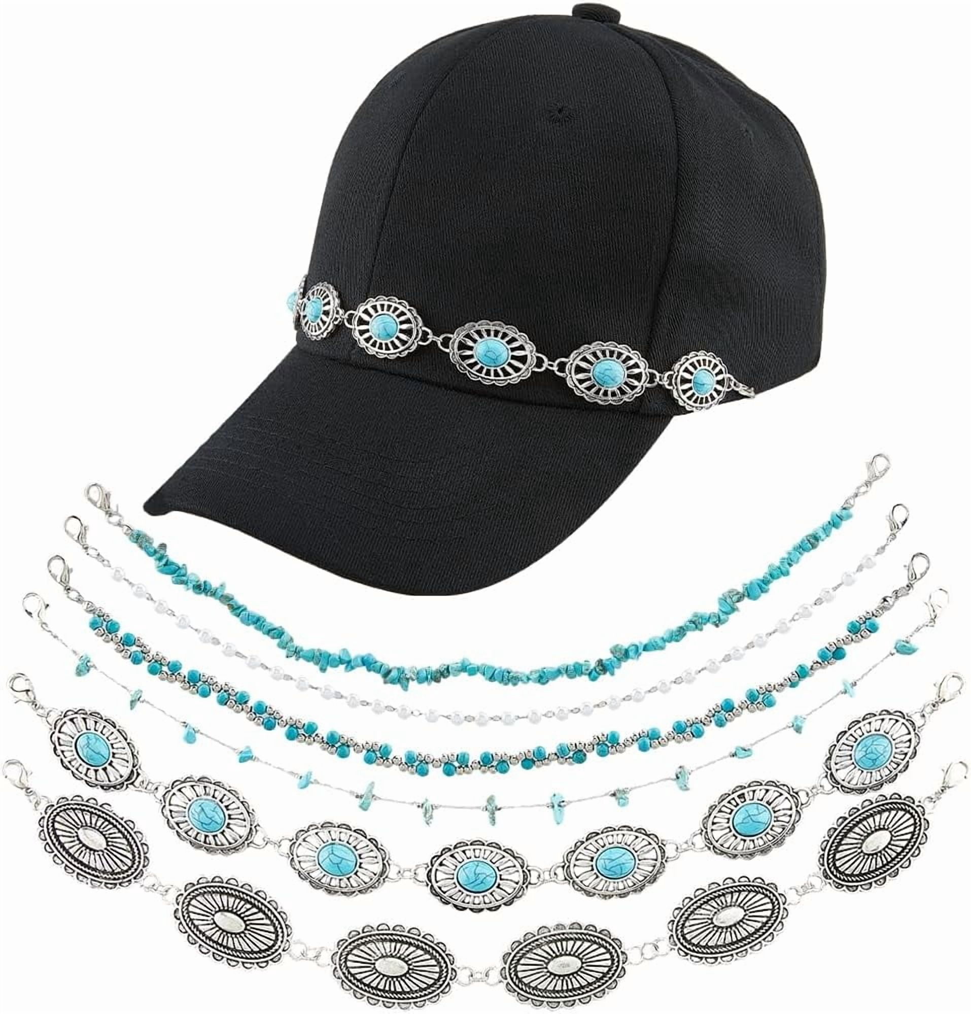 6 Pack Trucker Hat Chains Bulk Hat Accessories Charms Colorful Plastic ...