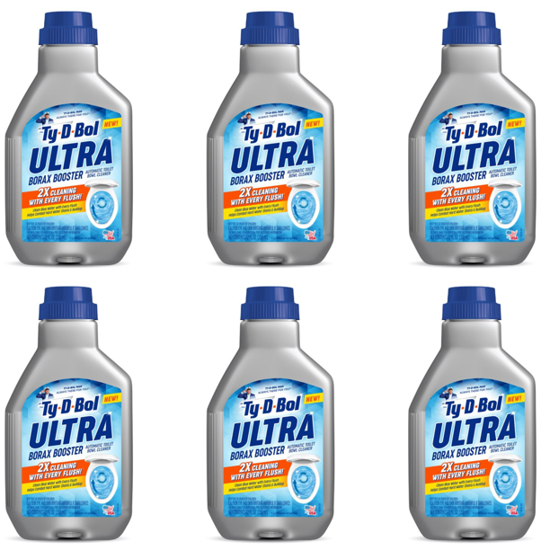 (6 Pack) Ty-D-Bol Ultra Borax Booster Toilet Tank Cleaner and Toilet ...