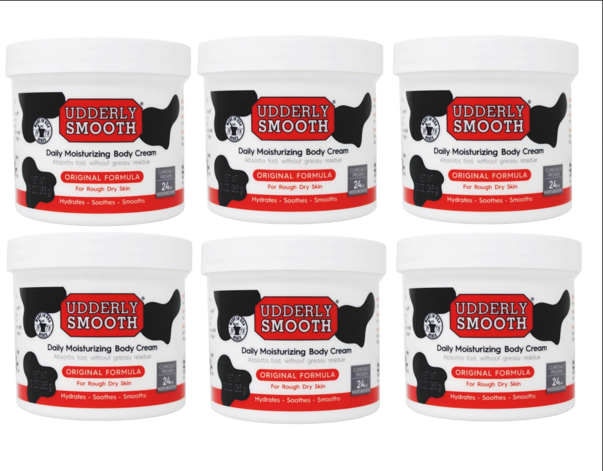 Udderly Smooth Body Cream, Moisturizer for Dry Cracked Skin, Original ...