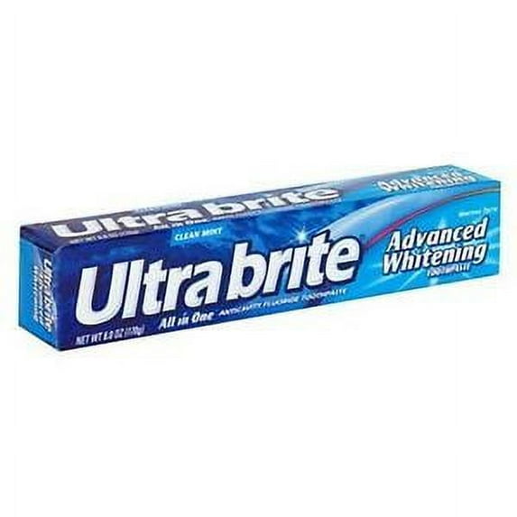 6 Pack Ultra Brite Advanced Whitening All In One Mint Toothpaste 6.0 Oz ...