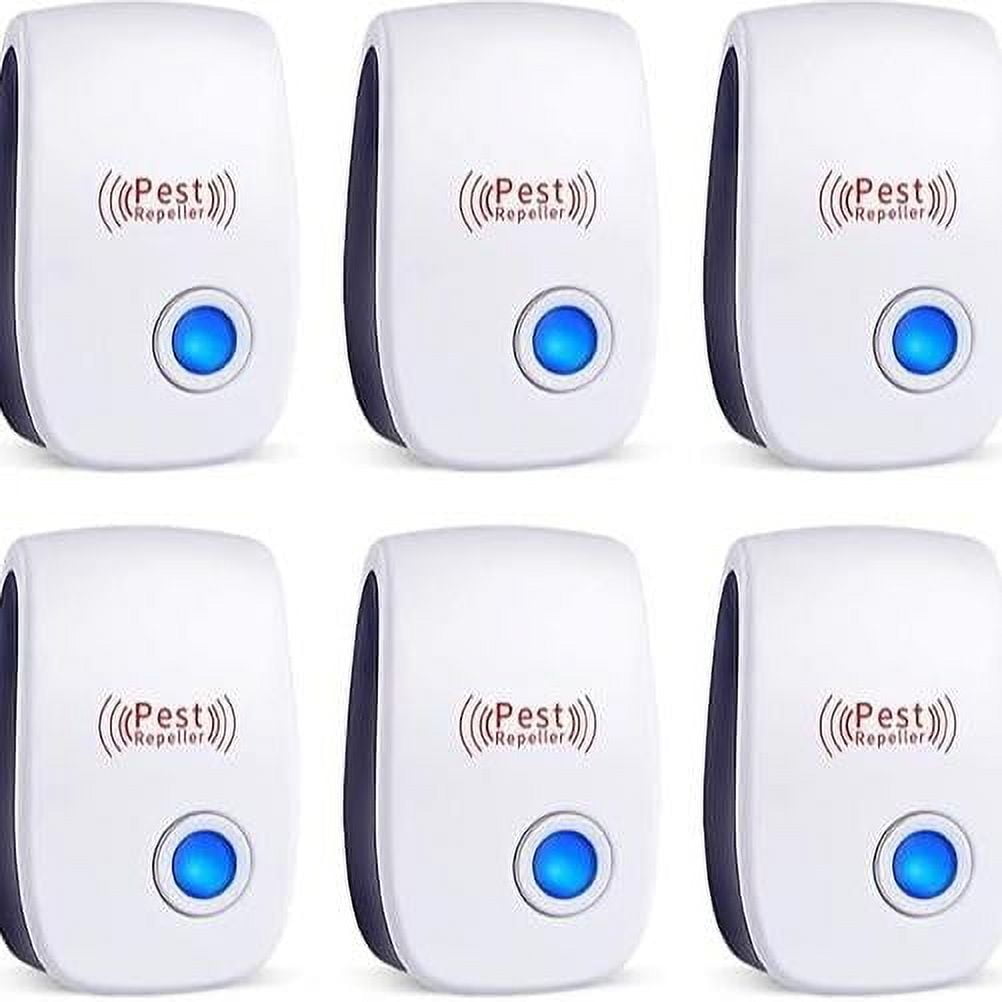 6-Pack Ultrasonic Pest Repellers - Electronic Plug-In Indoor Insect ...