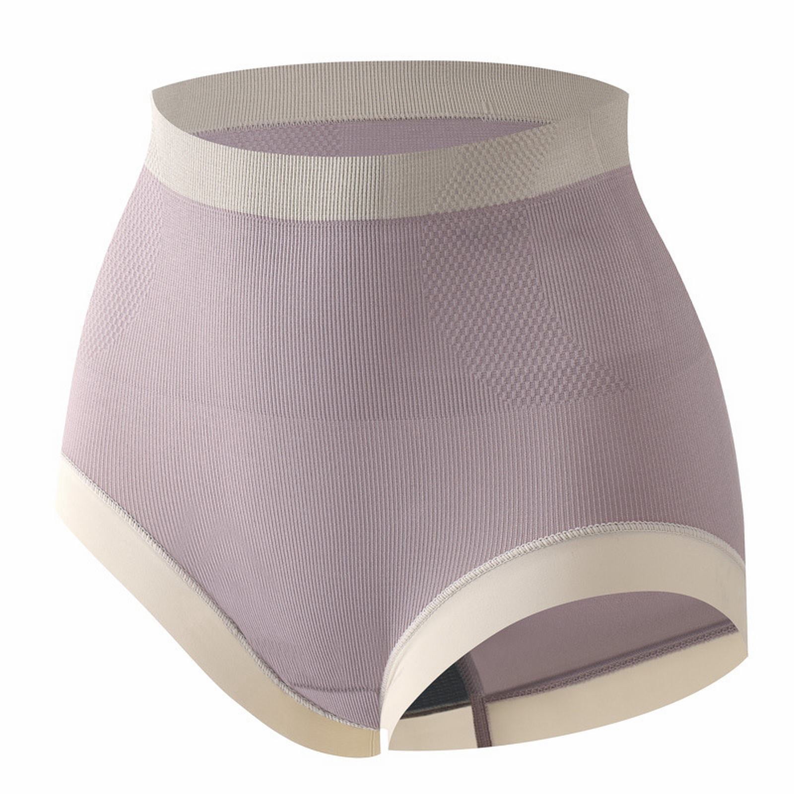 6 Pack Underwear Women High Waist Belly Retraction Bottom File Buttock ...