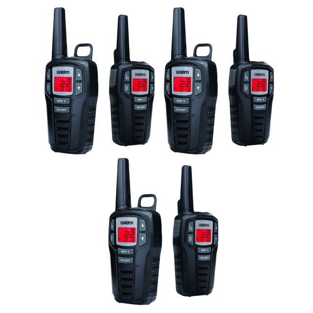 6 Pack Uniden SX237-2C 23-Mile 2-Way FRS/GMRS Radios - Walmart.com