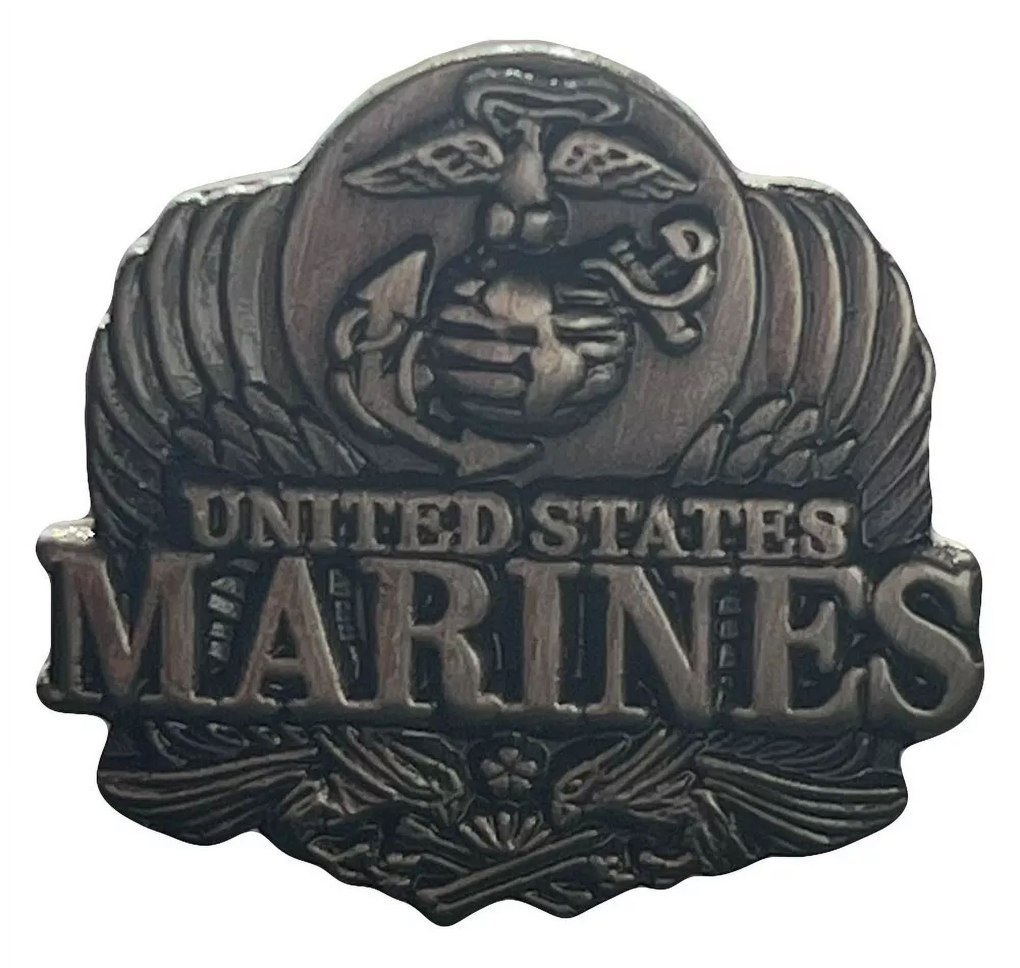 6 Pack United States Marines Eagle Motorcycle Hat Cap Lapel Pin MS-778 ...