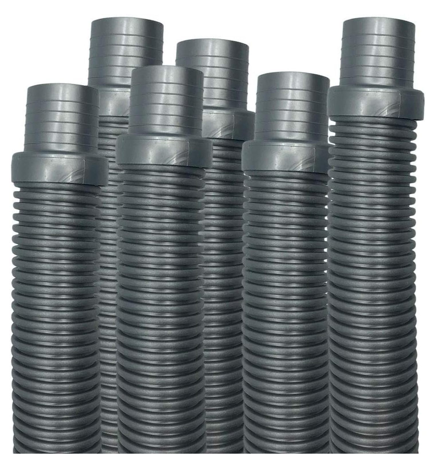 6 Pack Universal Pool Cleaner Hose Long, Silver Color, for Hayward ...