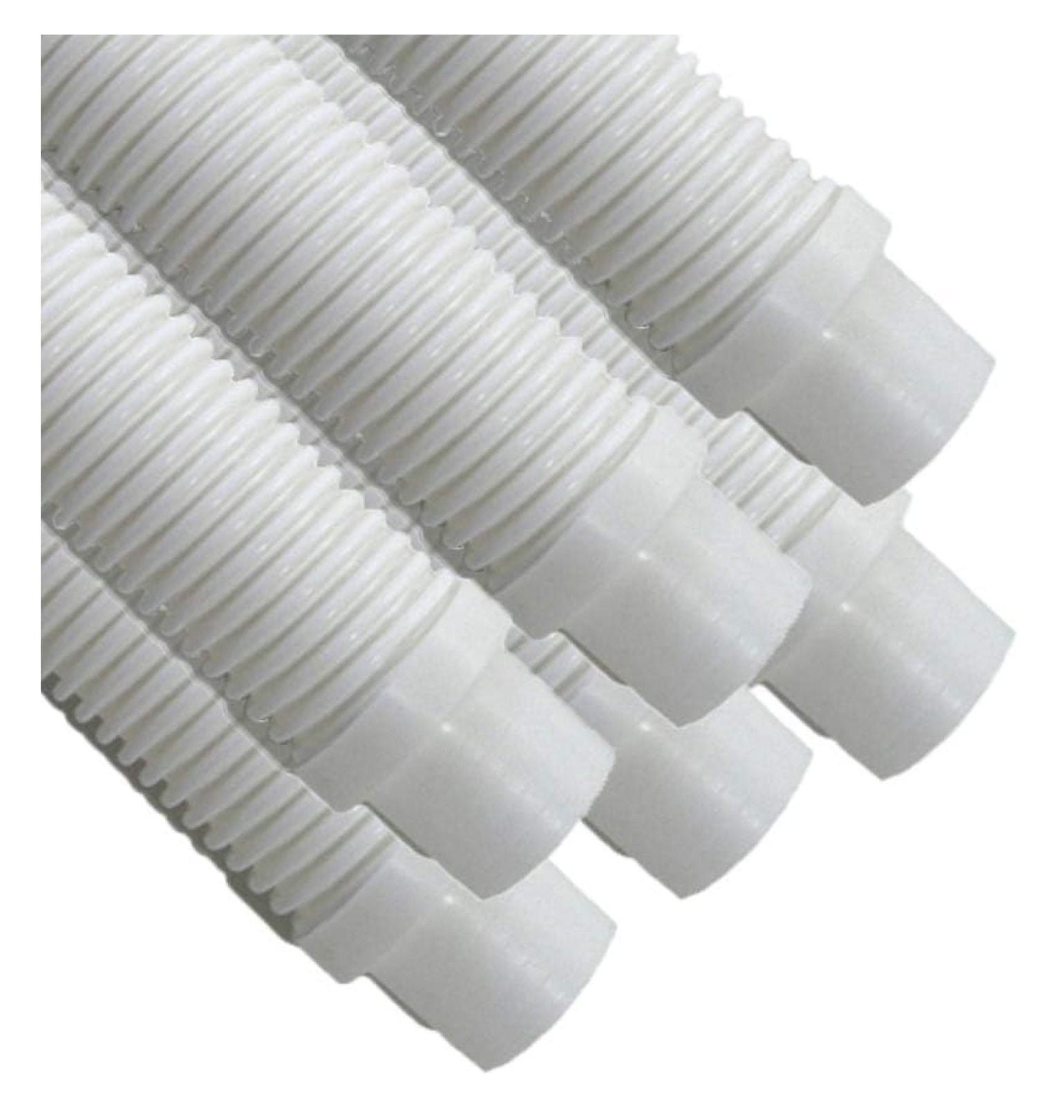 6 Pack Universal Swimming Pool Cleaner Suction Hose Inches Long White ...