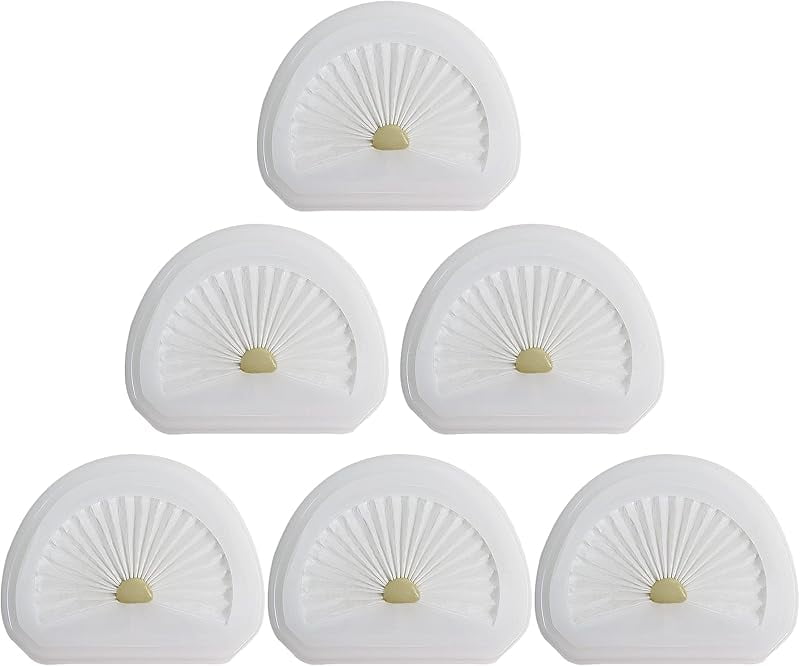 6 Pack VLPF10 Replacement Filters Compatible with Black and Decker Hand ...