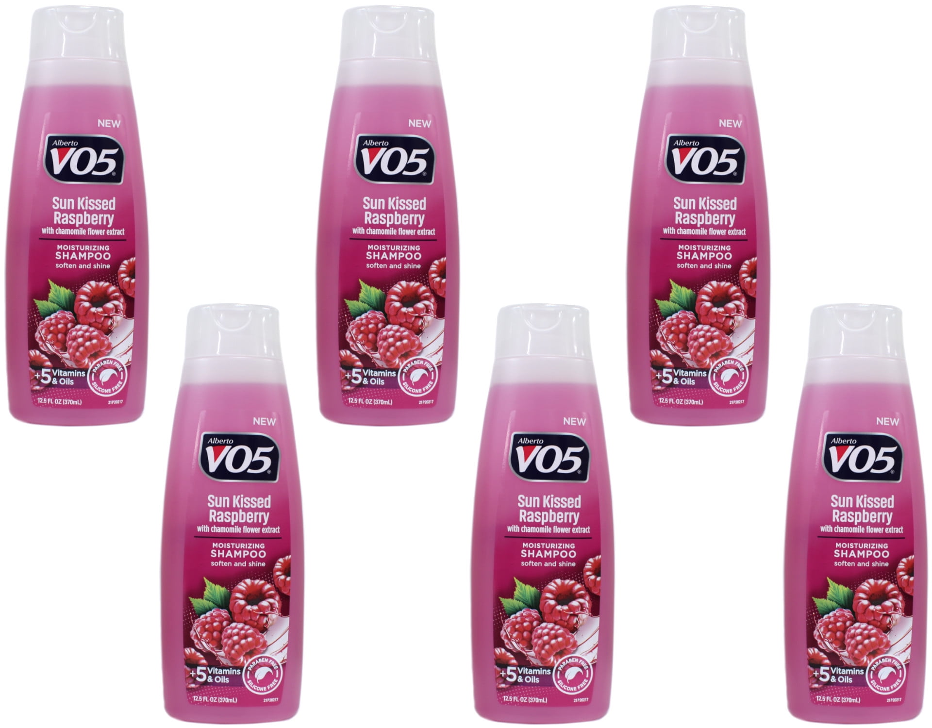 6 Pack VO5 Herbal Escapes Shampoo Sun Kissed Raspberry 12.5 fl oz Each ...
