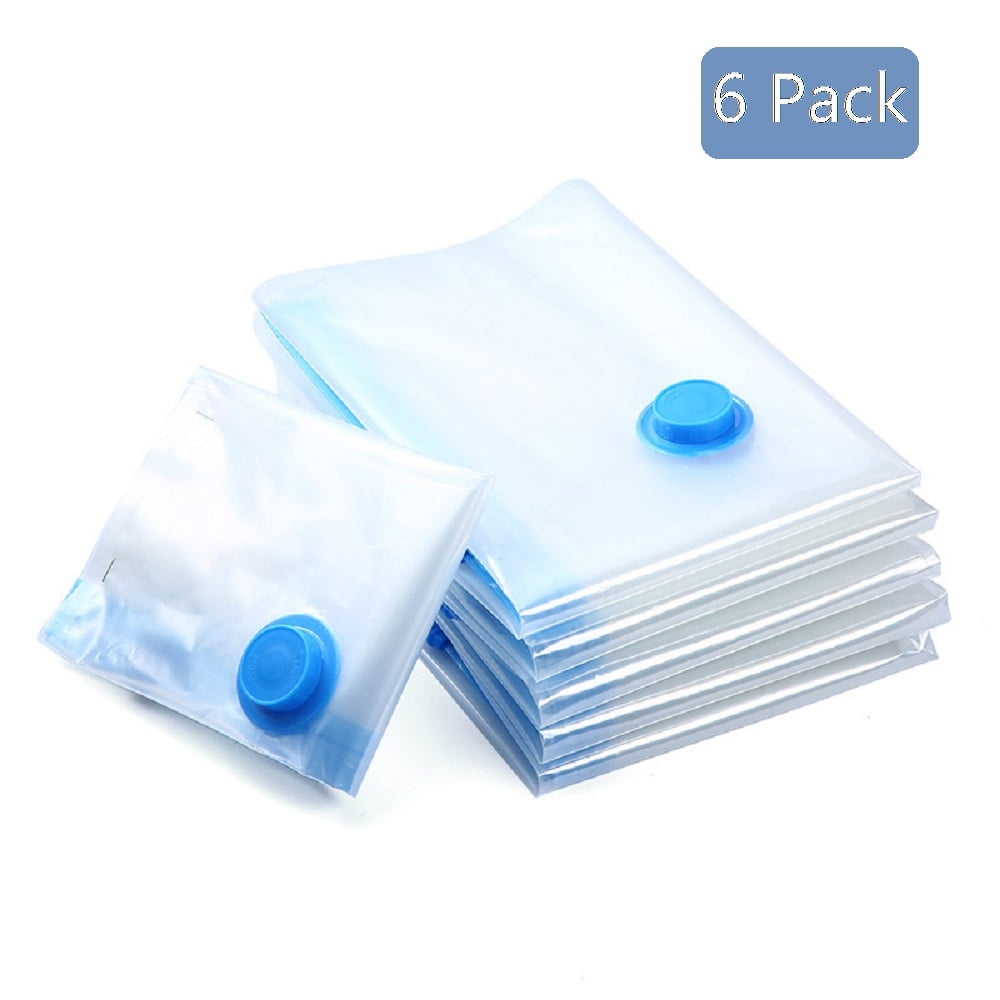 6 Pack Vacuum Storage Bags, Plastic Vacuum Seal Storage Bags, Space ...