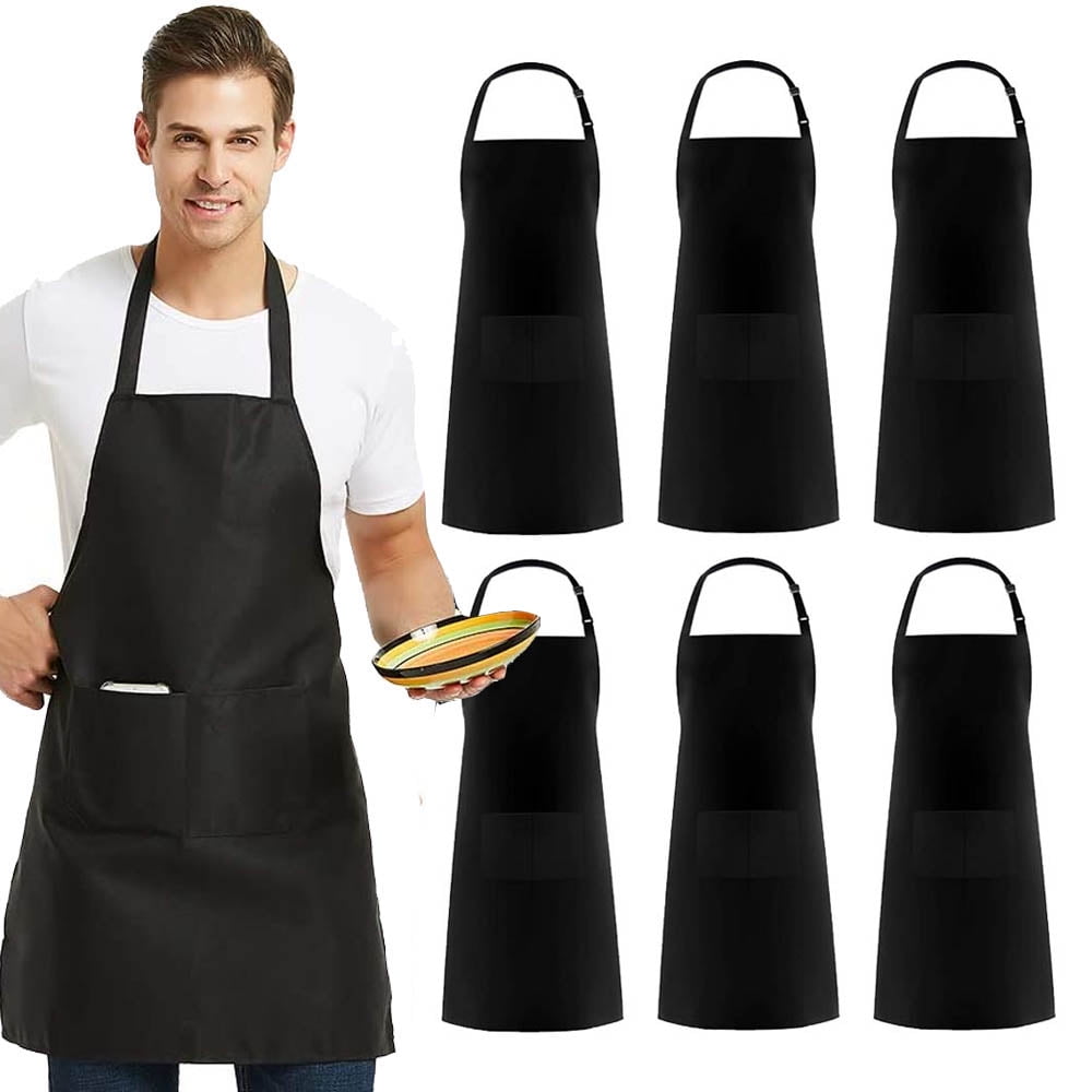 6 Pack Wash Dishes Waterproof Apron for Women,Kitchen Garden Farmhouse ...
