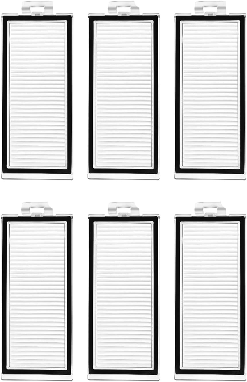 6 Pack Washable Filter Replacement Compatible with Roborock Q8 Max+/Q8 ...