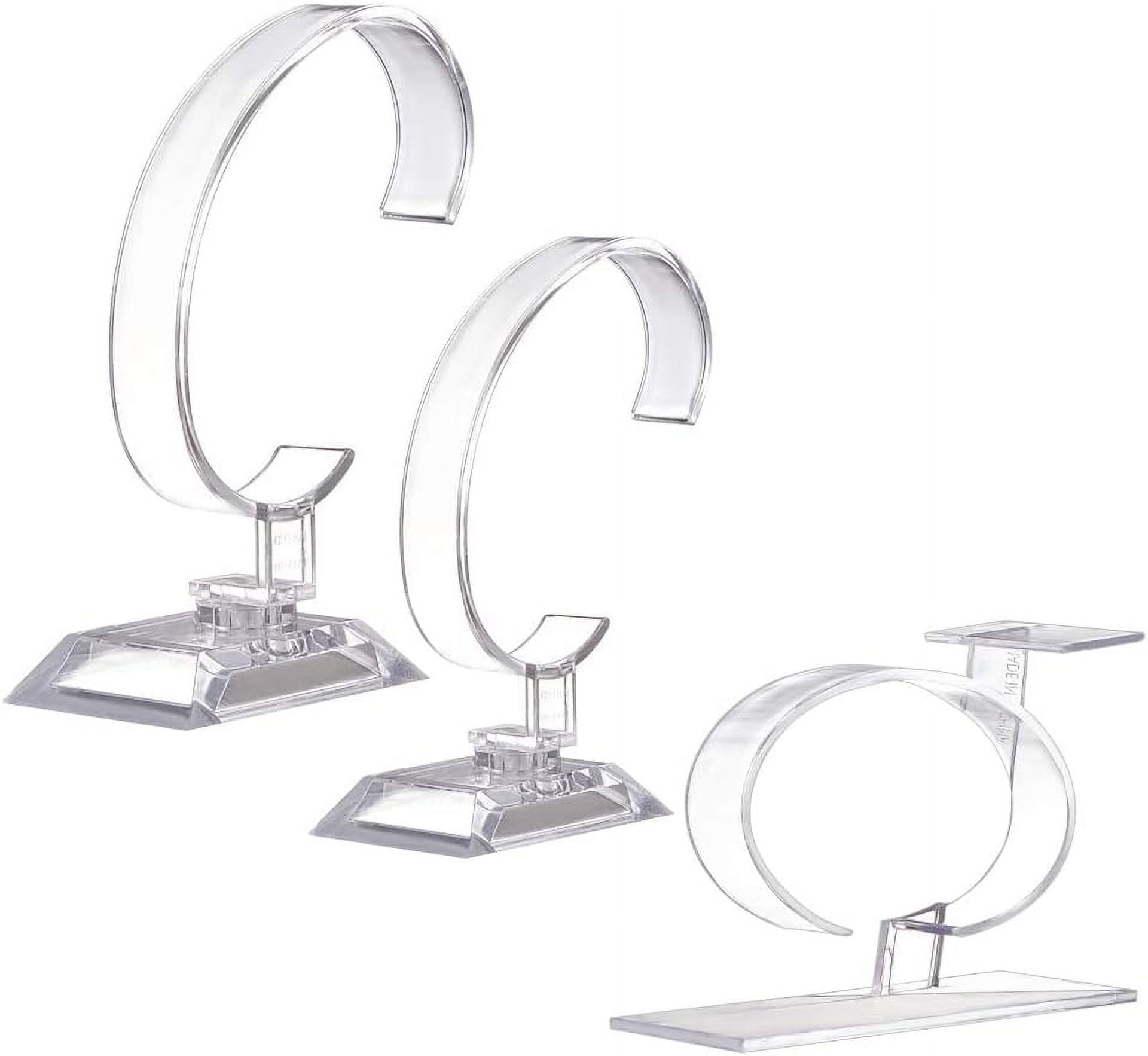 6 Pack Watch Display 3 Sizes C Shape Single Watch Bracelet Display Rack ...