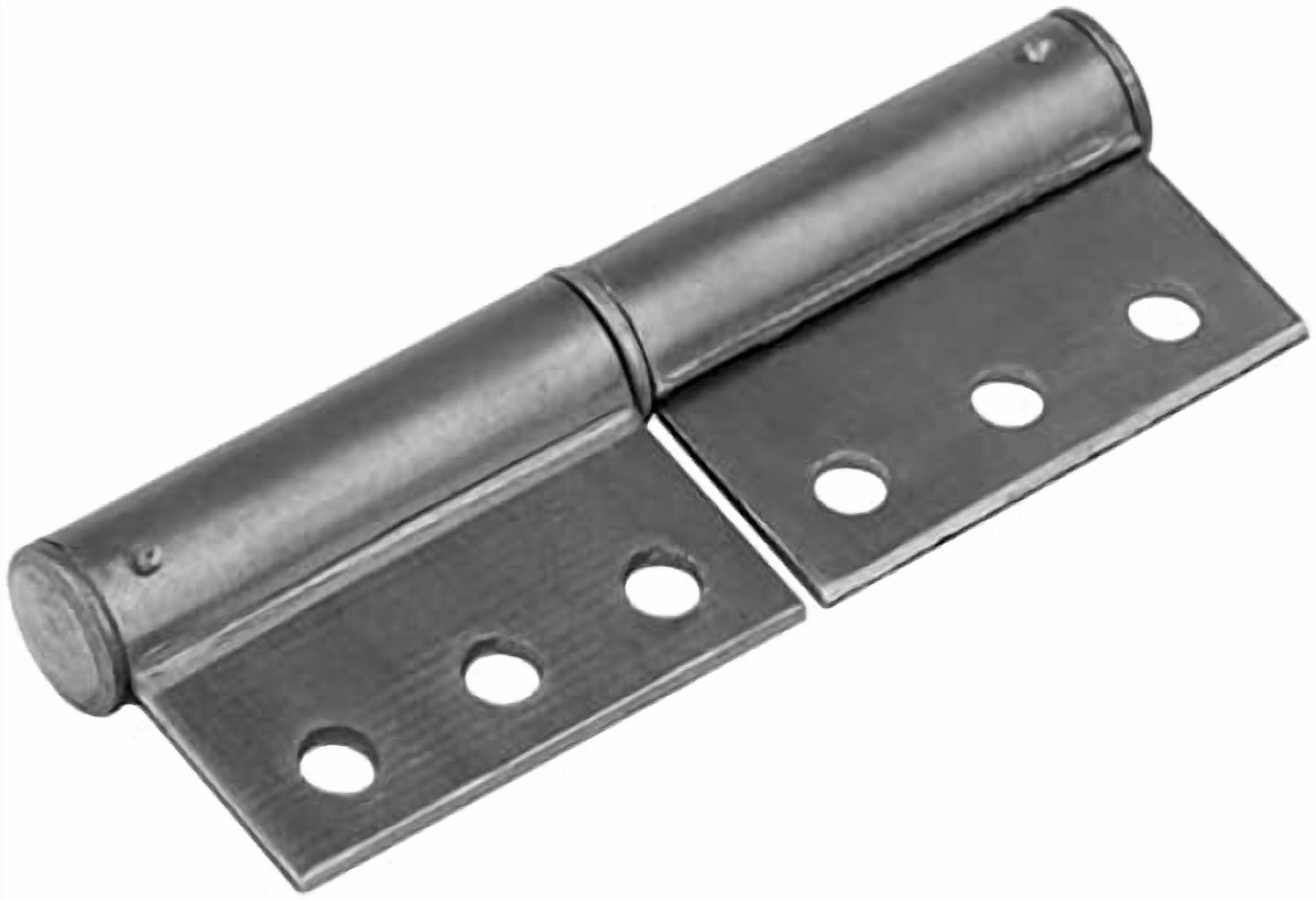 6 Pack Weld On Barrel Hinge, 4" x 2-3/8" Lift Off Hinge, Weldable Flag ...