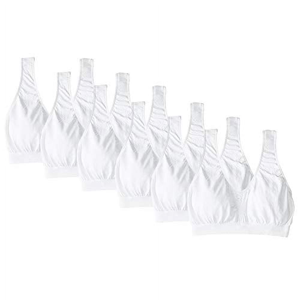 6 Pack White Bali Cool Comfort Wirefree Bra - Walmart Business Supplies