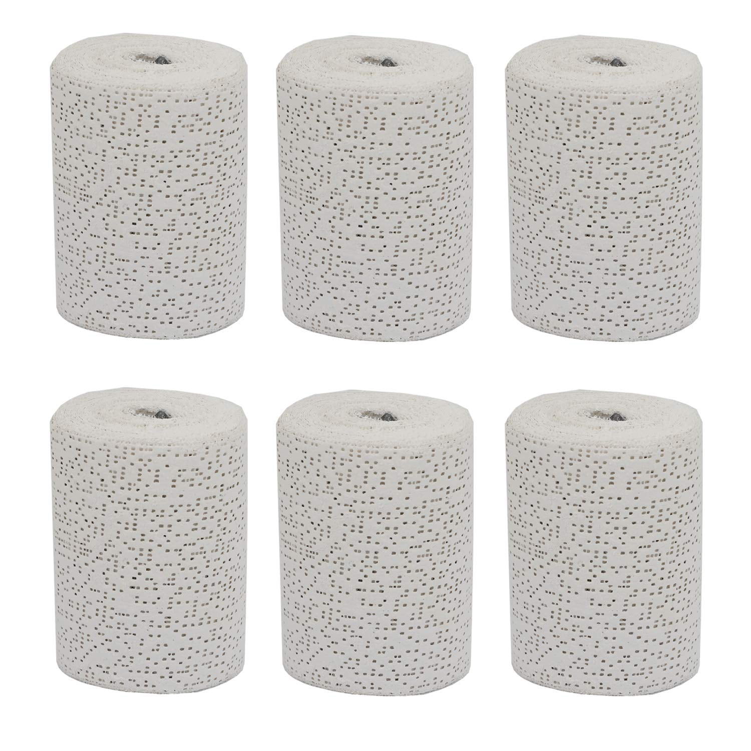 6 Pack White Plaster Cloth Gauze AIS1 Bandages Rolls Project, Belly ...