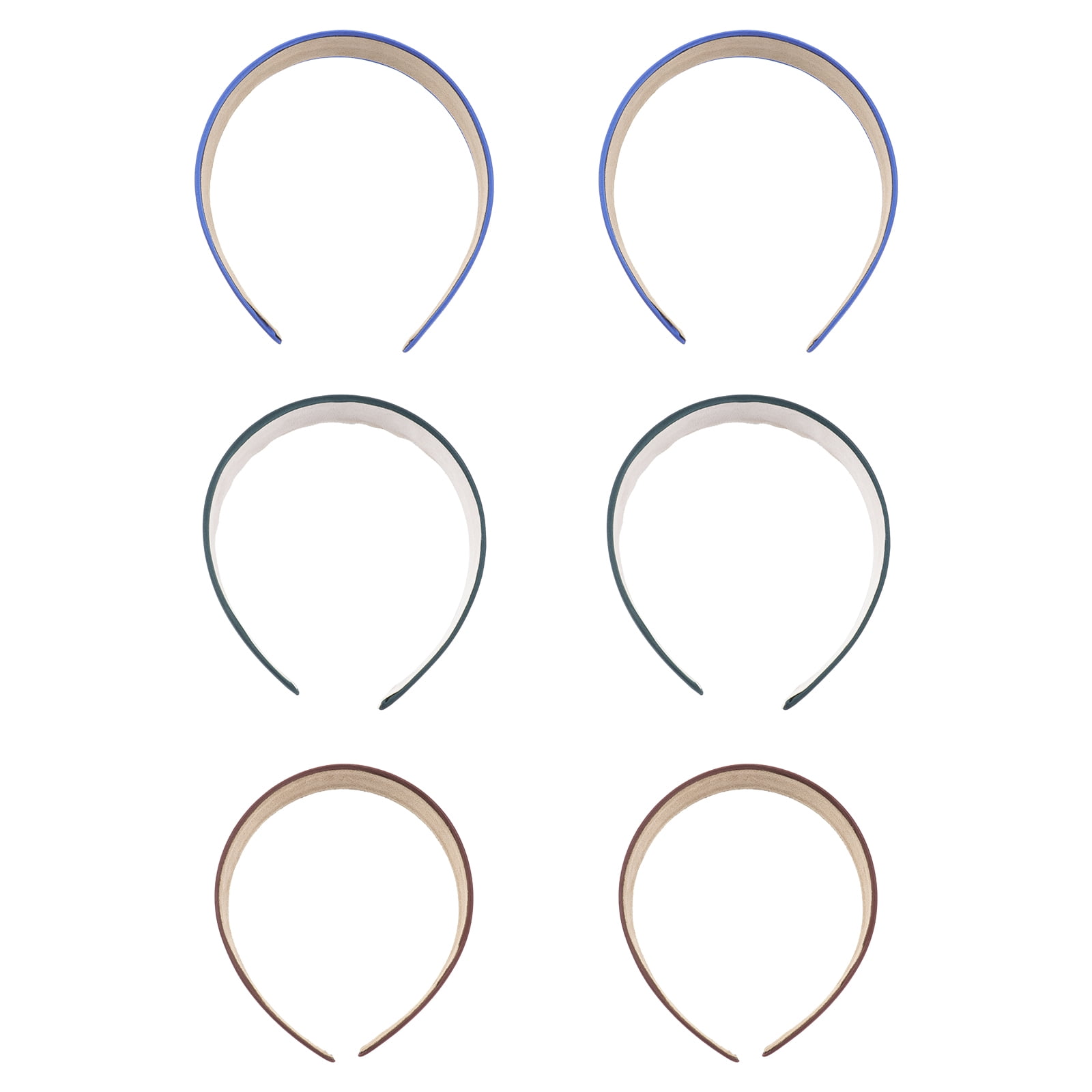 6 Pack Wide Headbands for Women Ladies Girls, Solid Color Head Bands ...