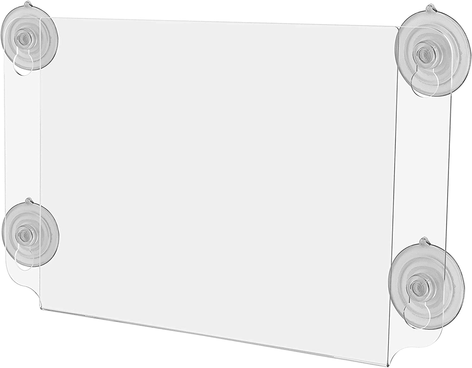 6 Pack Window Sign Holder 11" x 8.5" Double Sided Document Display with ...