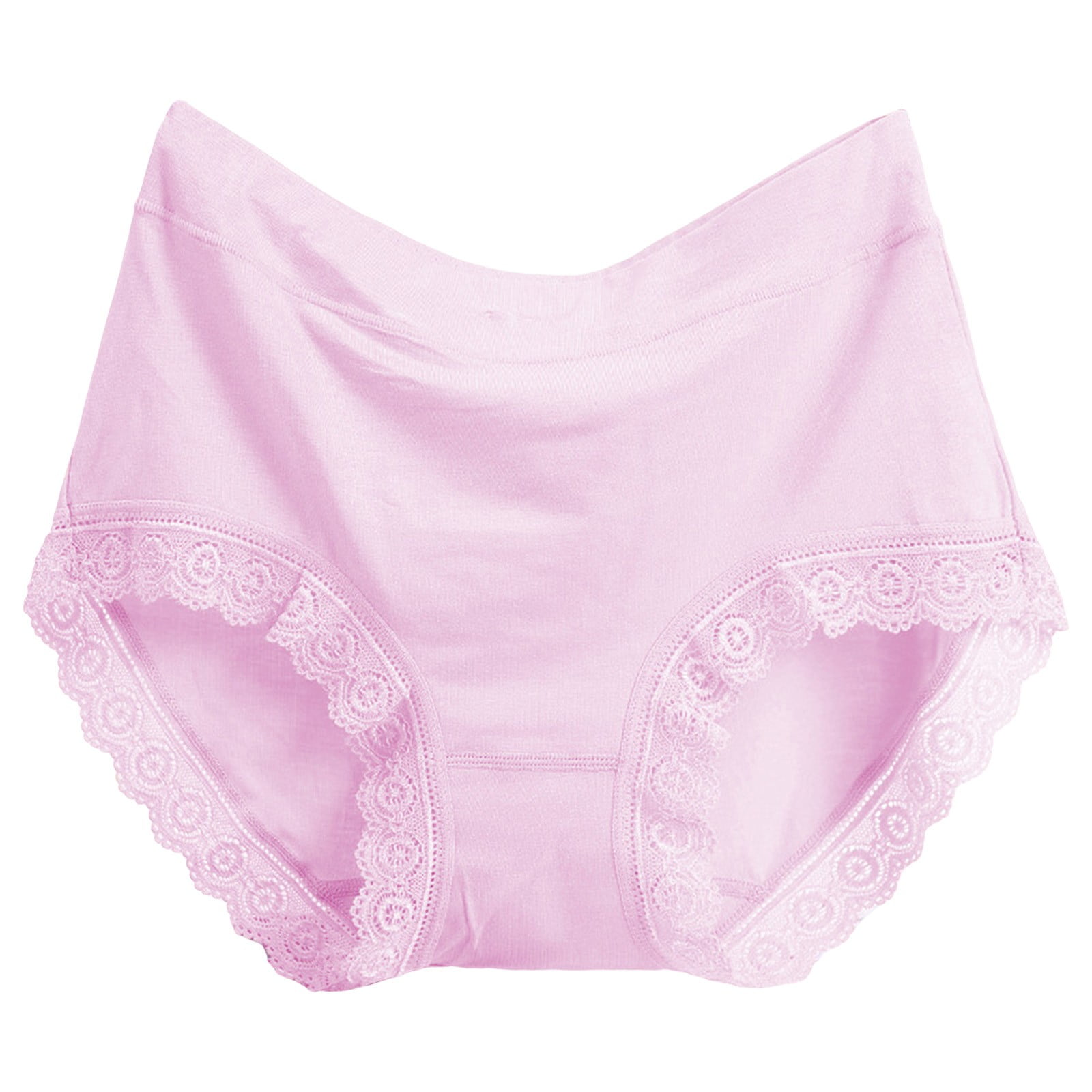 6 Pack Women'S Briefs Solid Mid High Waist Comfortable Breathable ...