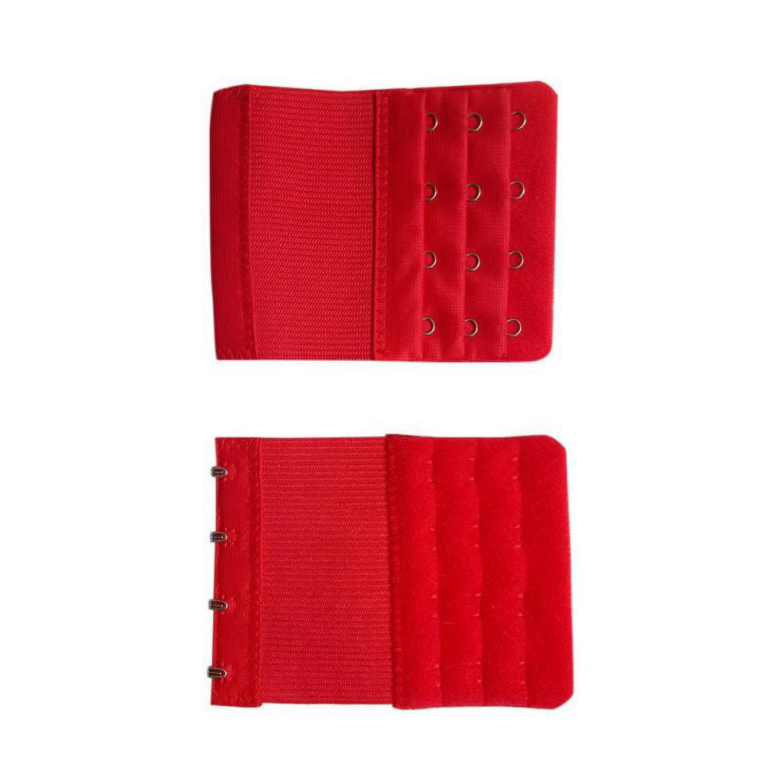 6 Pack Women's Bra Extenders 4 Hook Comfortable Stretchy Bra Extension ...