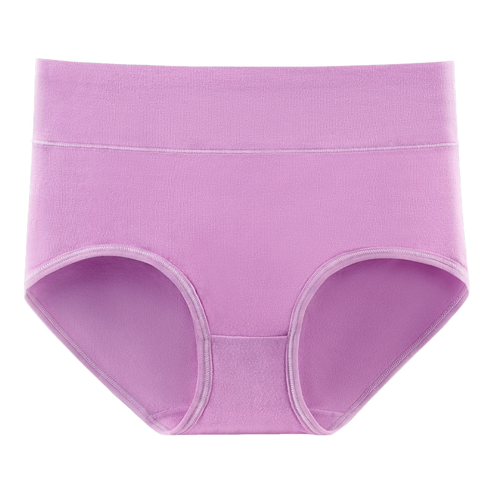 6 Pack Womens Cotton Underwear Solid High Waist Menstrual Pure ...