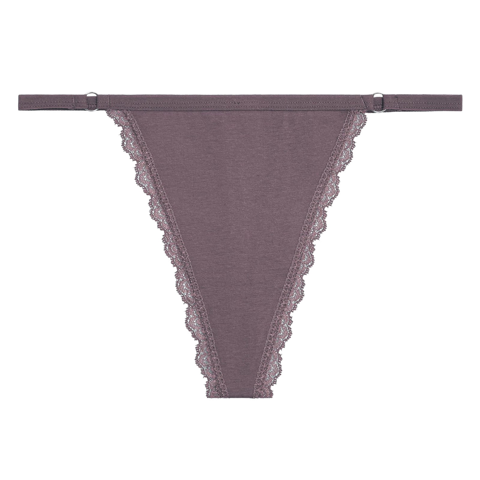 6 Pack Womens Underwear Underpants Patchwork Color Bikini Solid Briefs ...