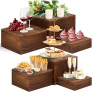 Rustic Farmhouse D√©cor Plate Cake Stand Distressed Vintage Scrollwork ...