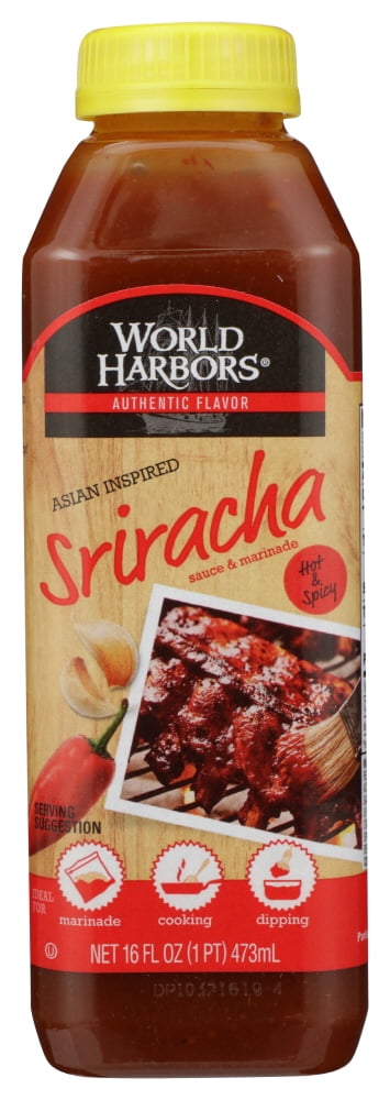 (6 Pack)World Harbor Asian Inspired Sriracha Marinade And Sauce, 16 Fl ...