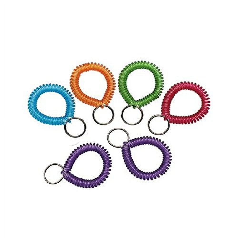 6-Pack: Wrist Coil With Key Ring, Assorted Bundle [Set of 6] - Walmart.com