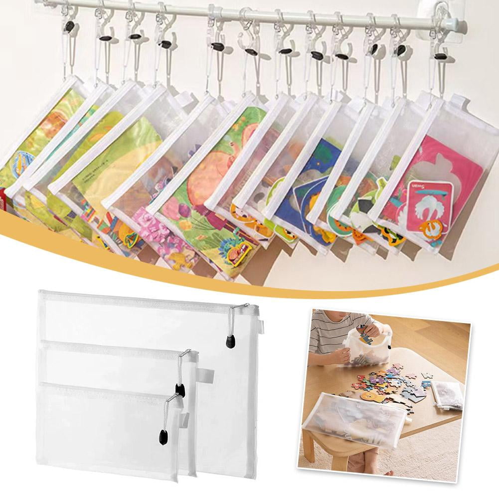 6 Pack Zippered Meshes Organizers For Bricks Puzzle Sorting Breathable ...