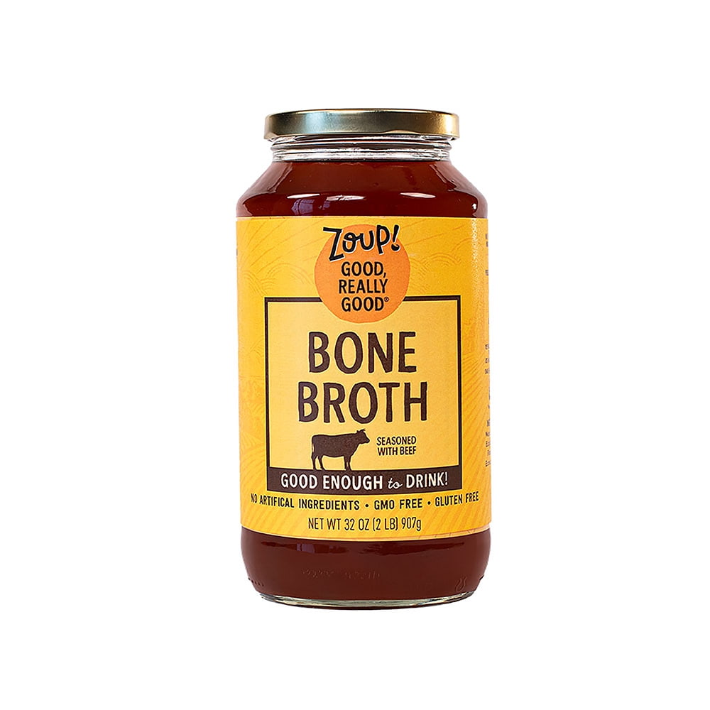 (6 Pack)Zoup! Good Really Good Bone Broth Beef, 32 oz. - Walmart.com