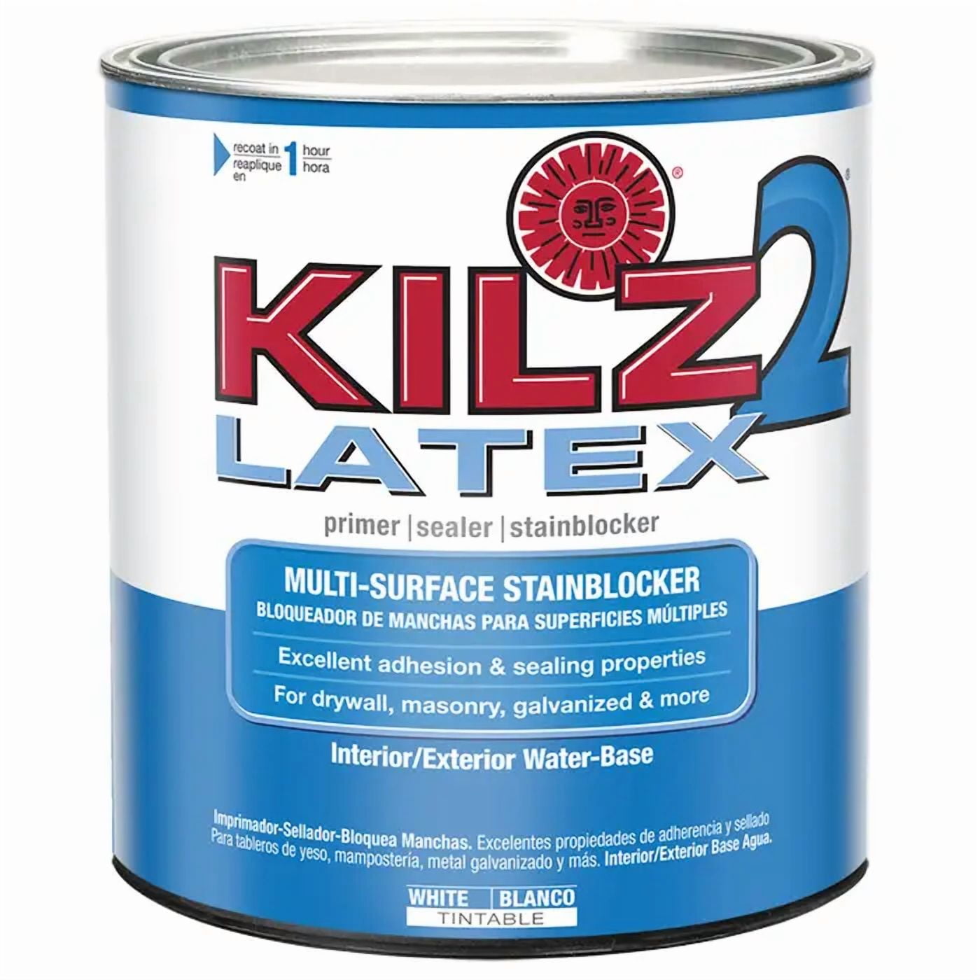 6-Pack of 1 qt Kilz 20002 White 2 Multi-Surface Stain Blocker Interior ...