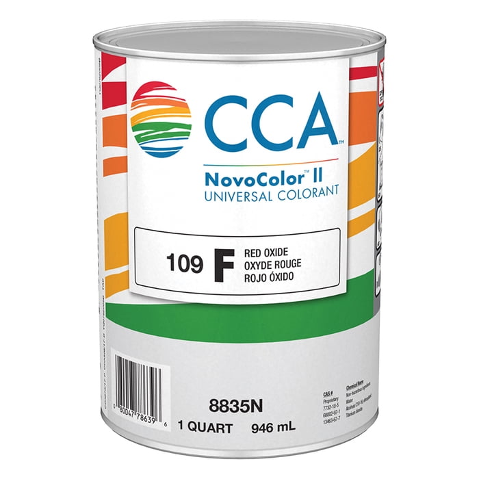6-Pack of 1 qt Valspar 8835N F-Red Oxide Novocolor II Universal ...