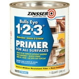 6-Pack of 1 qt Zinsser 02004 White Bulls Eye 1-2-3 Water-Based Stain ...