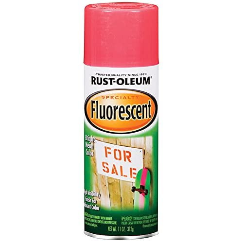 6-Pack of 11 oz Rust-Oleum 342569 Specialty Pink Fluorescent Spray ...