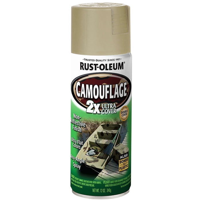 6-Pack of 12 Oz. Rust-Oleum 339004 Specialty Sand 2X Camouflage Spray ...