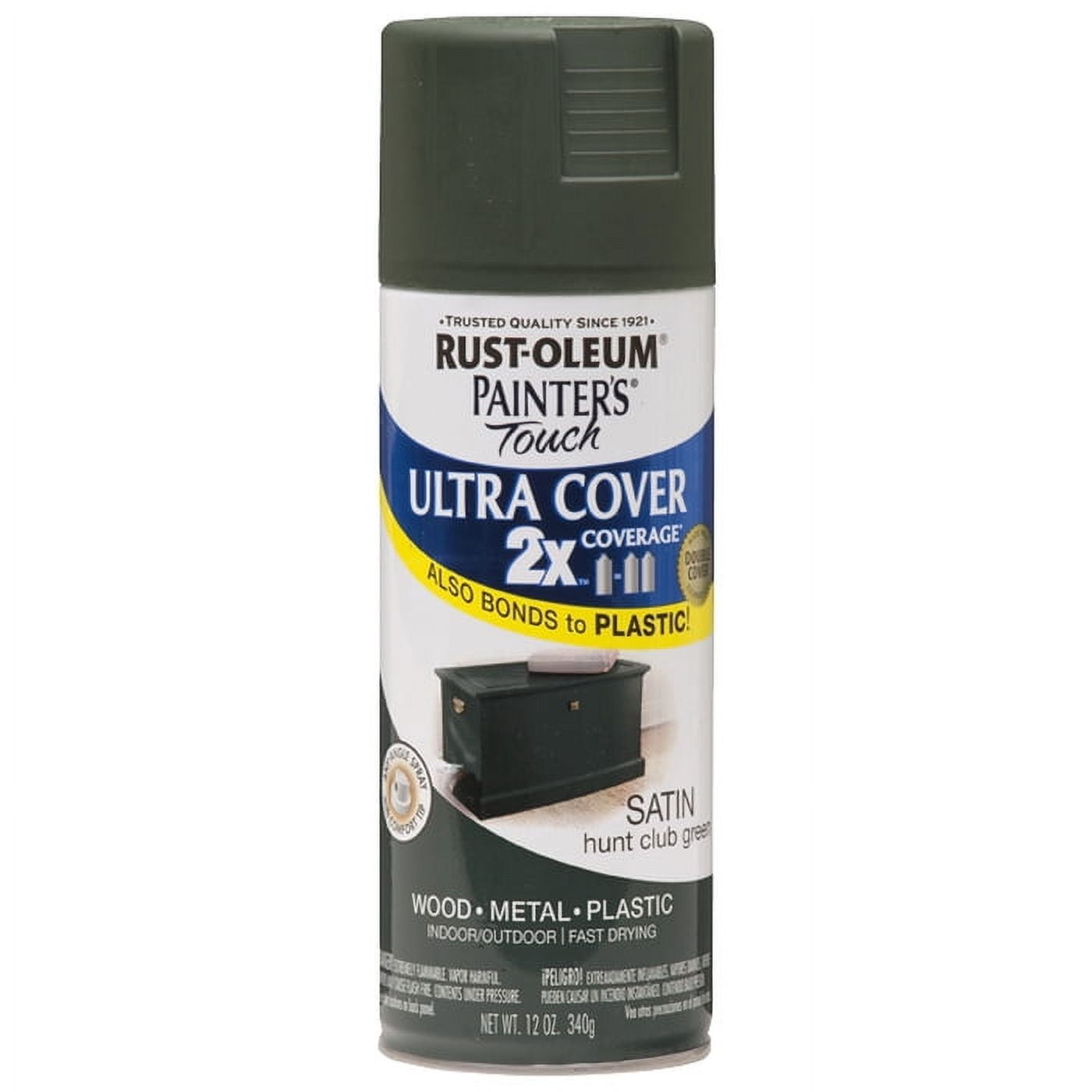 6‐Pack of 12 oz Rust‐Oleum 334072 Painter's Touch 2X Hunt Club Green ...
