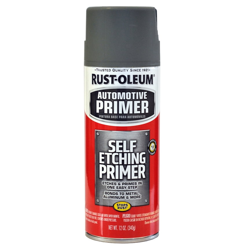 Rust-Oleum Automotive Self Etching Primer Spray, Dark Green, 12 oz, 6 ...