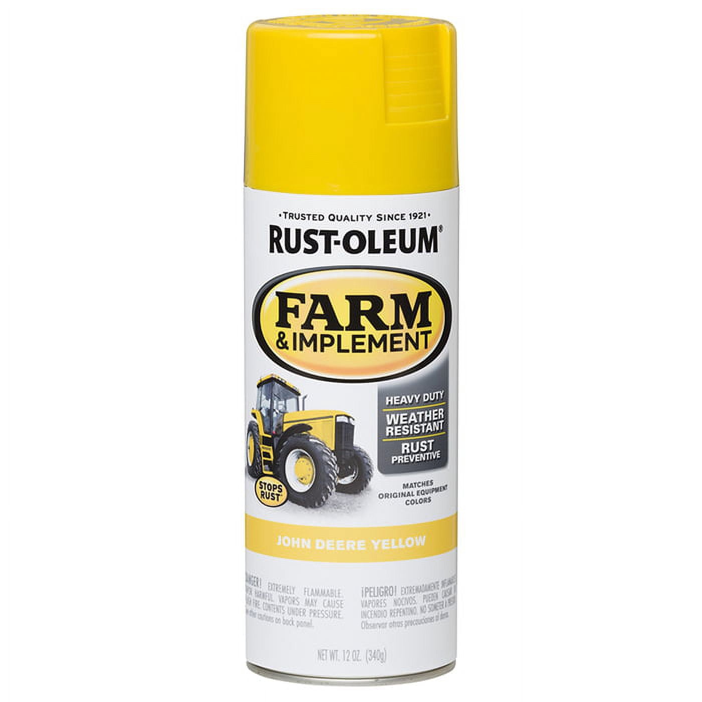 6 Pack of 12 oz Rust-Oleum Brands 7443830 John Deere Yellow Specialty ...