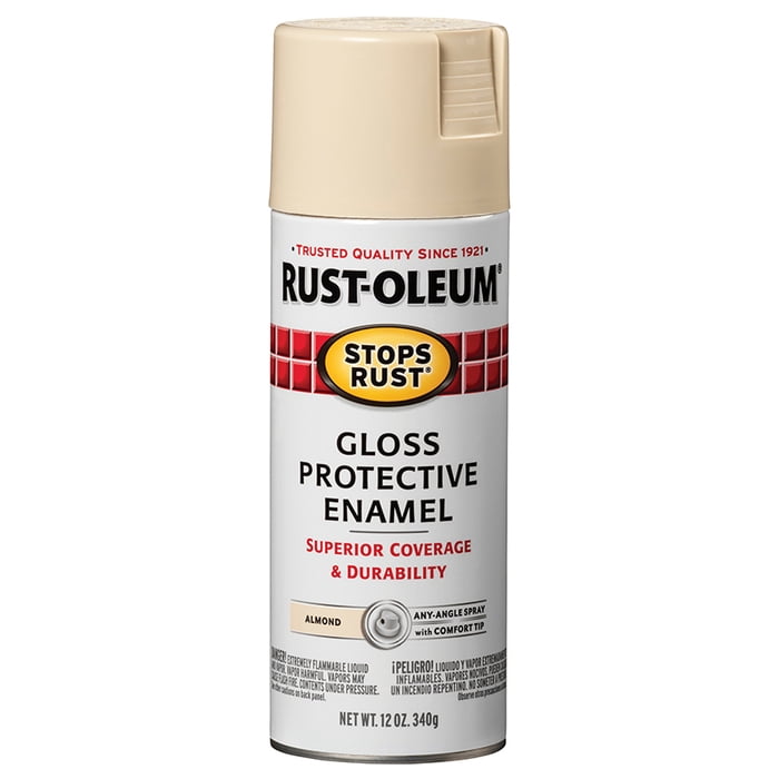 6-Pack of 12 oz Rust-Oleum Brands 7770830 Almond Stops Rust Protective ...