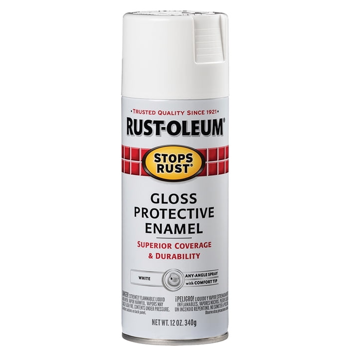 6-Pack of 12 oz Rust-Oleum Brands 7792830 White Stops Rust Protective ...