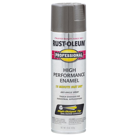 6-Pack of 15 oz Rust-Oleum 7587838 Professional Machine Gray High ...