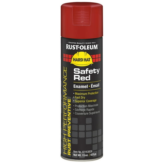 6‐Pack of 15 oz Rust‐Oleum Brands V2163838 Safety Red Hard Hat Enamel ...