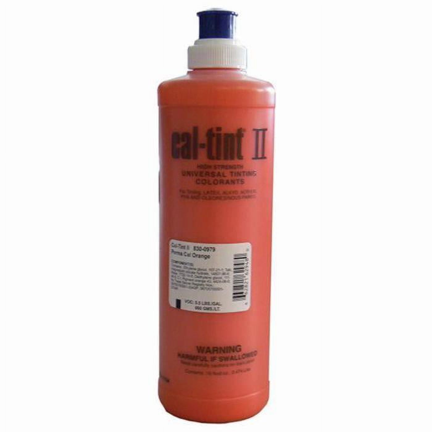 6-Pack of 16 oz Evonik 830-0979 Permanent Orange Cal-Tint II Universal ...