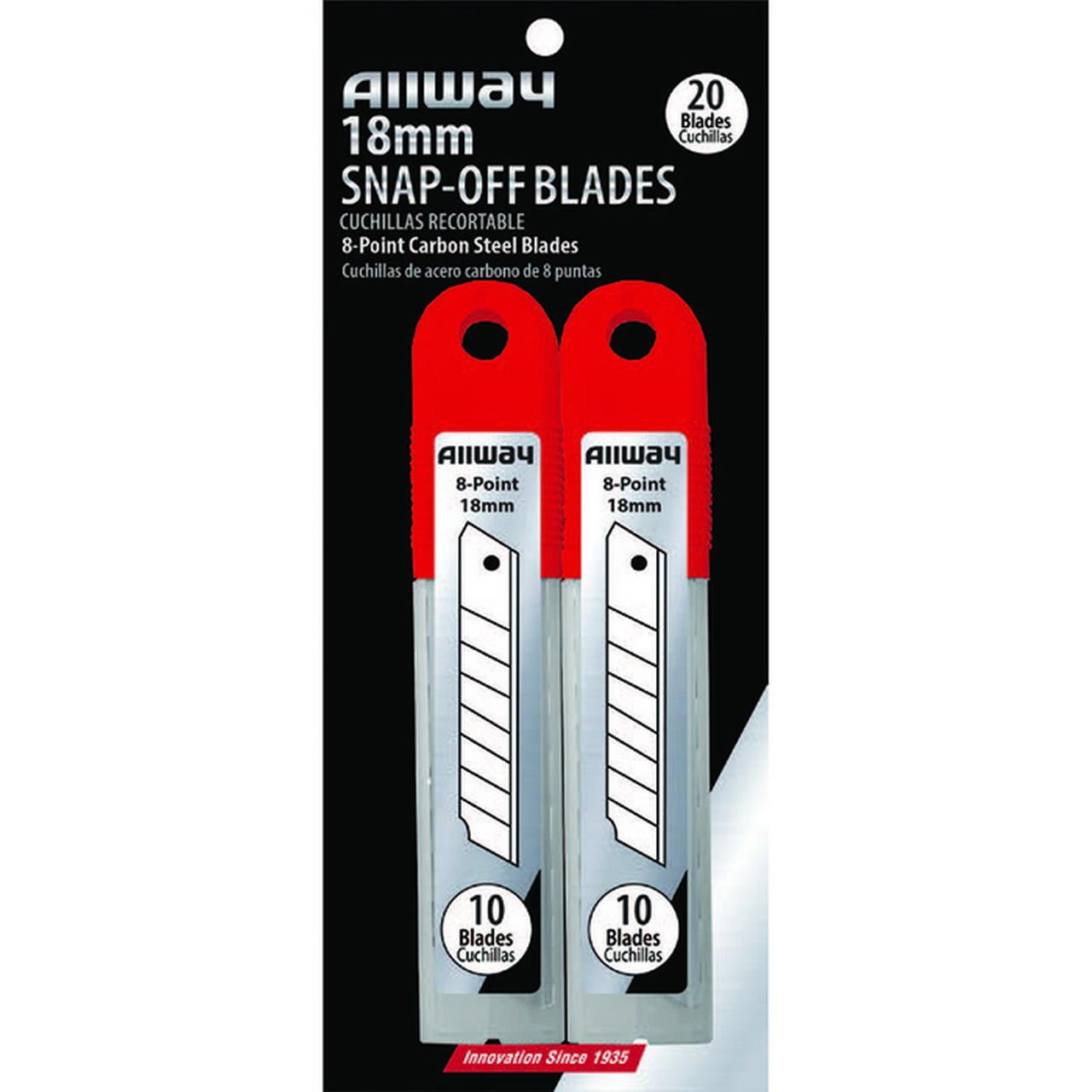 6-Pack of 18mm Allway SB18-20C Red/Black B-Series Carded, Standard ...