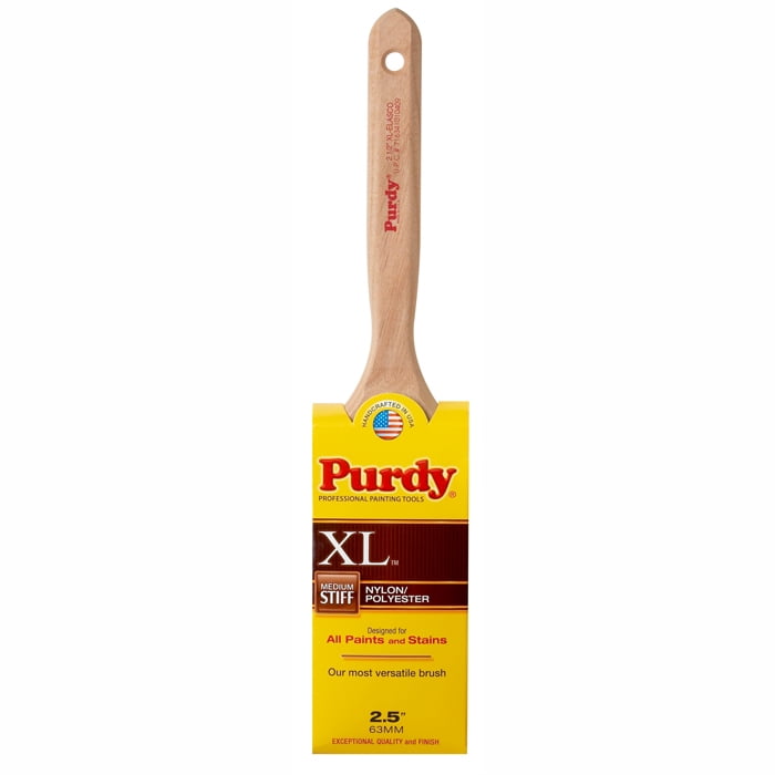 6-Pack of 2-1/2” Purdy 144100325 XL Elasco Flat Sash Paint Brush, Tynex ...