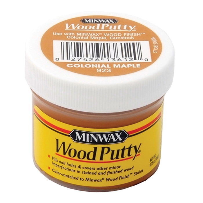 6-Pack of 3.8 oz Minwax 923 Wood Putty Colonial Maple Oil-Based Non ...