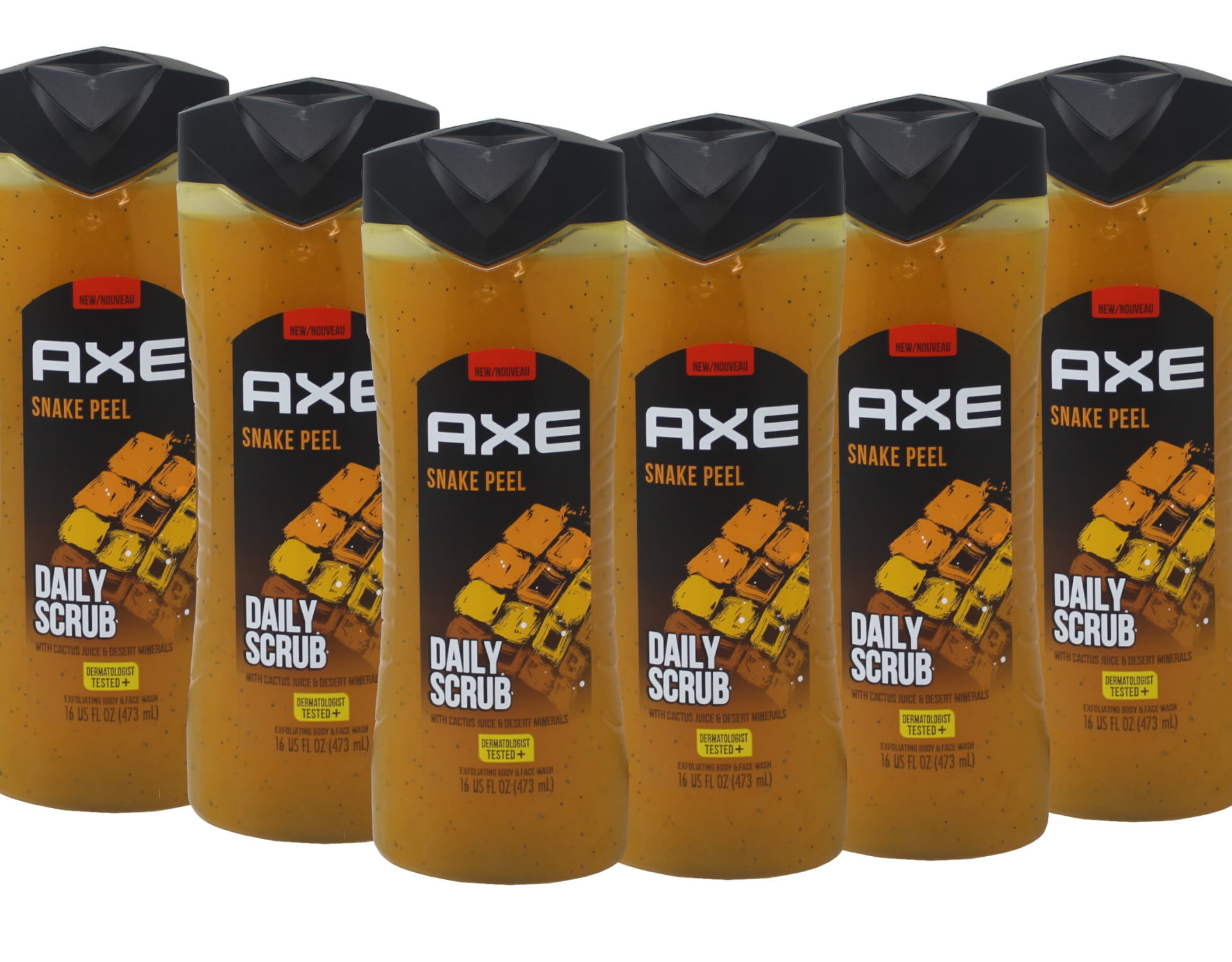Axe Snake Peel Body Wash 6 Pack, 16 oz, Desert Minerals & Cactus Juice ...